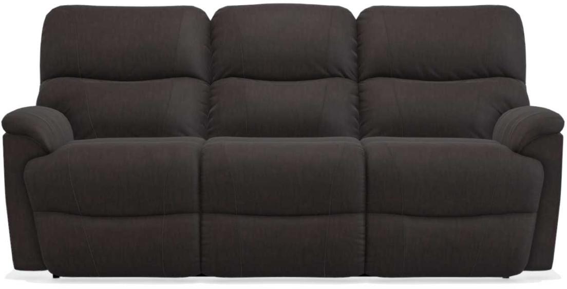 La-Z-Boy Trouper PowerRecline La-Z-Time Walnut Reclining Sofa | Barr’s ...
